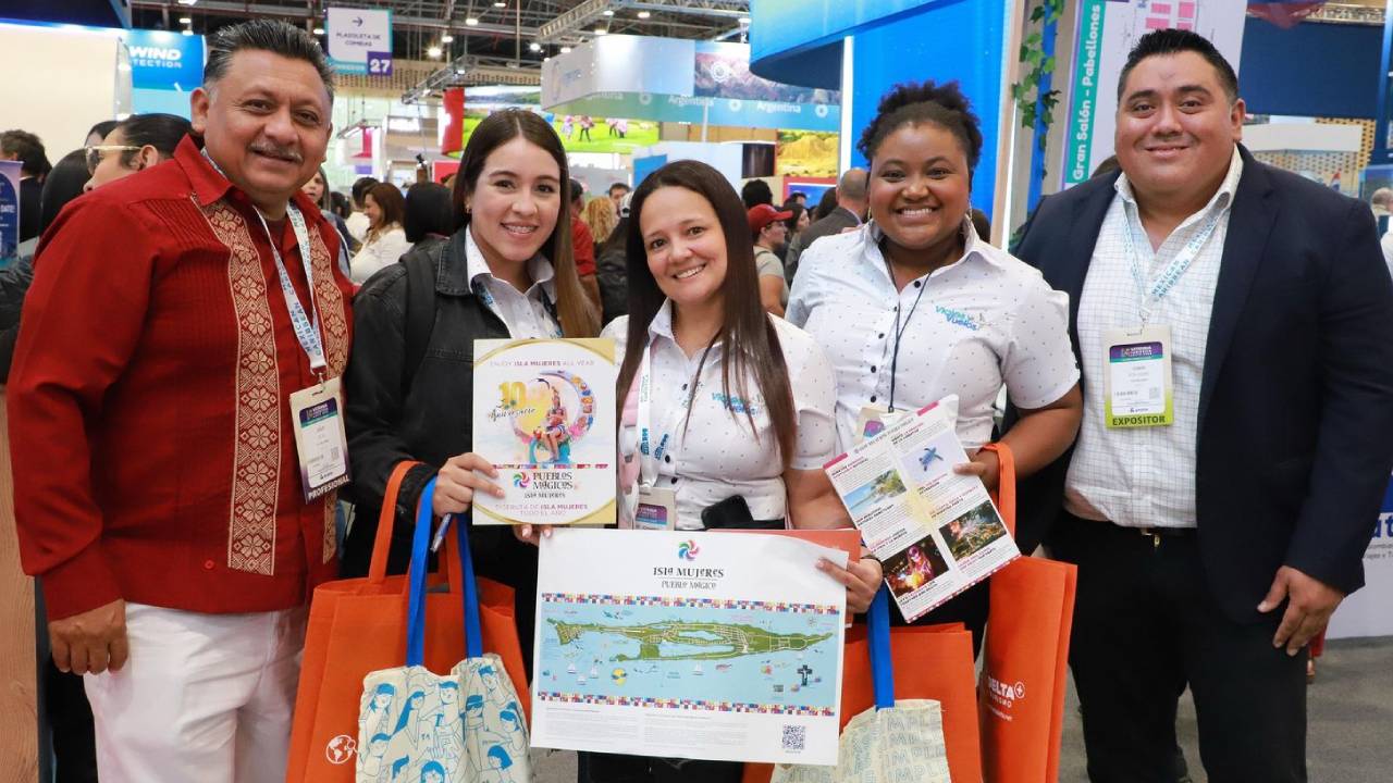 Isla Mujeres brilla en la Vitrina Turística de ANATO 2025