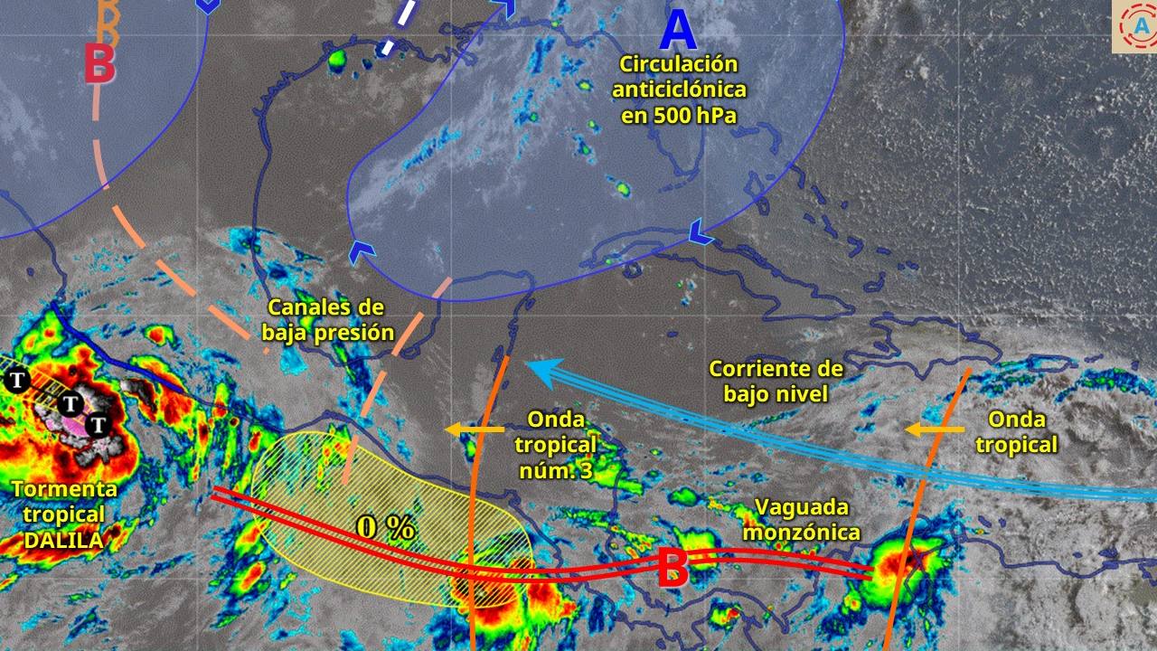 El clima en Quintana Roo para el 14 de junio de 2025